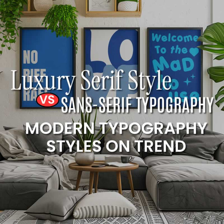Modern Typography Styles On Trend For Your Home Decor – Veranito