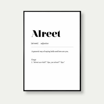 Geordie Prints & Wall Art | Geordie Definition Prints | Veranito