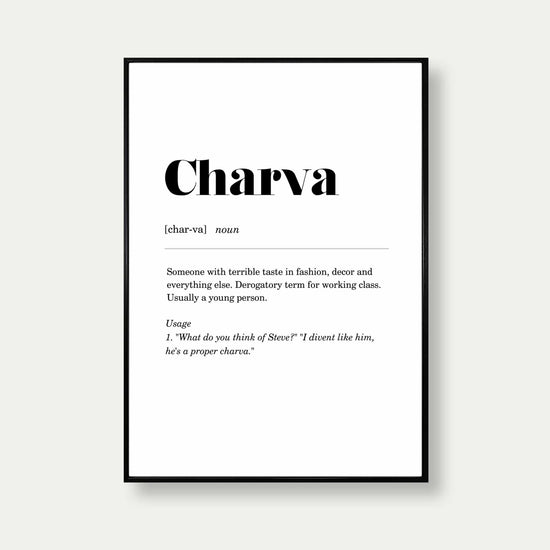 Charva Geordie Definition Print – Veranito