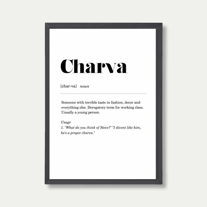 Charva Geordie Definition Print – Veranito
