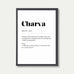 Charva Geordie Definition Print – Veranito