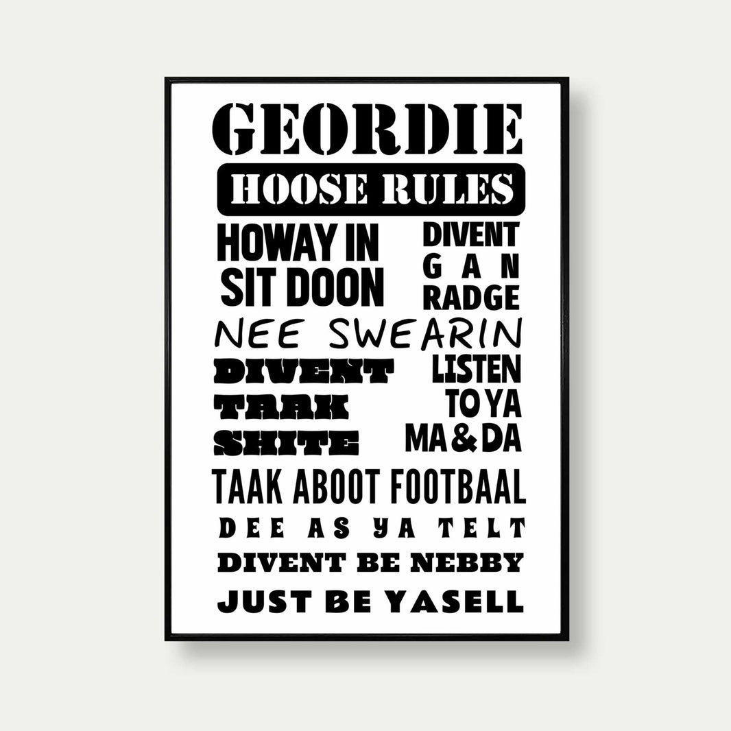 Geordie Prints, Posters & Wall Art – Veranito