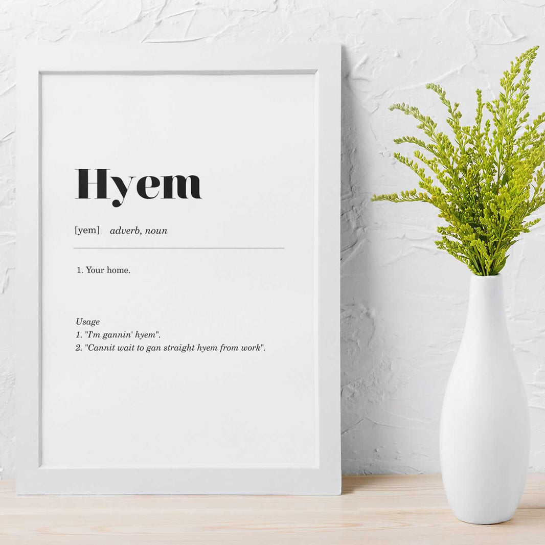 Geordie Prints & Wall Art | Geordie Definition Prints | Veranito