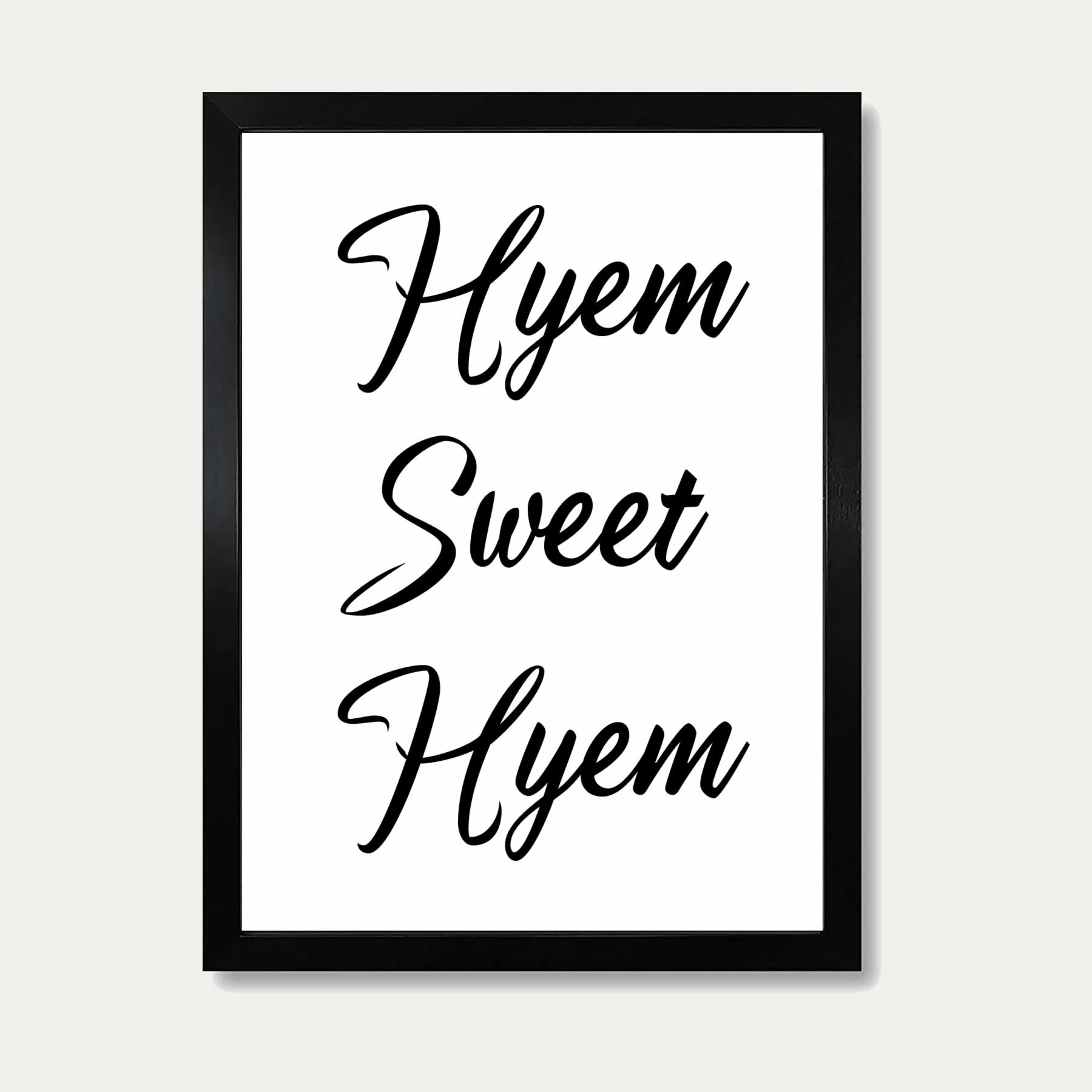 Hyem Sweet Hyem Geordie Print – Veranito