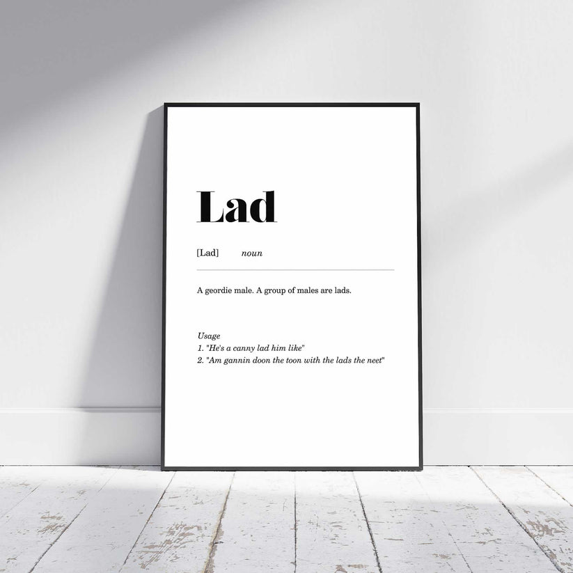 Lad Geordie Definition Print – Veranito