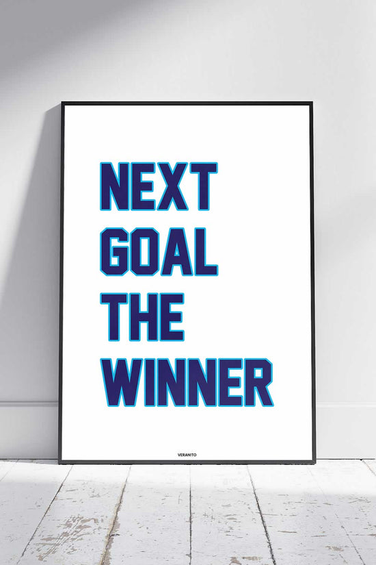Next Goal The Winner Football Poster – Veranito