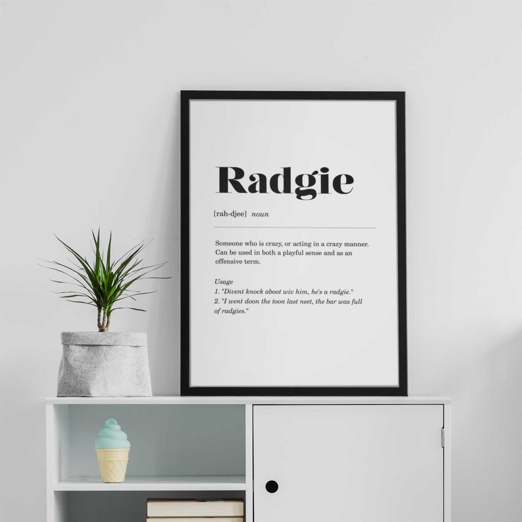 Geordie Prints & Wall Art | Geordie Definition Prints | Veranito