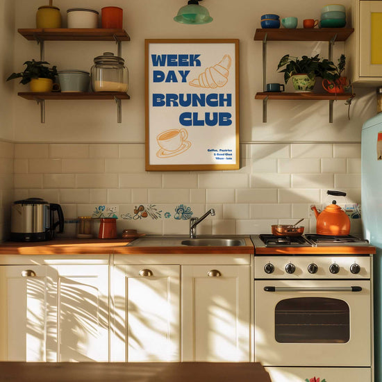 Weekday Brunch Club Print For Your Kitchen – Veranito